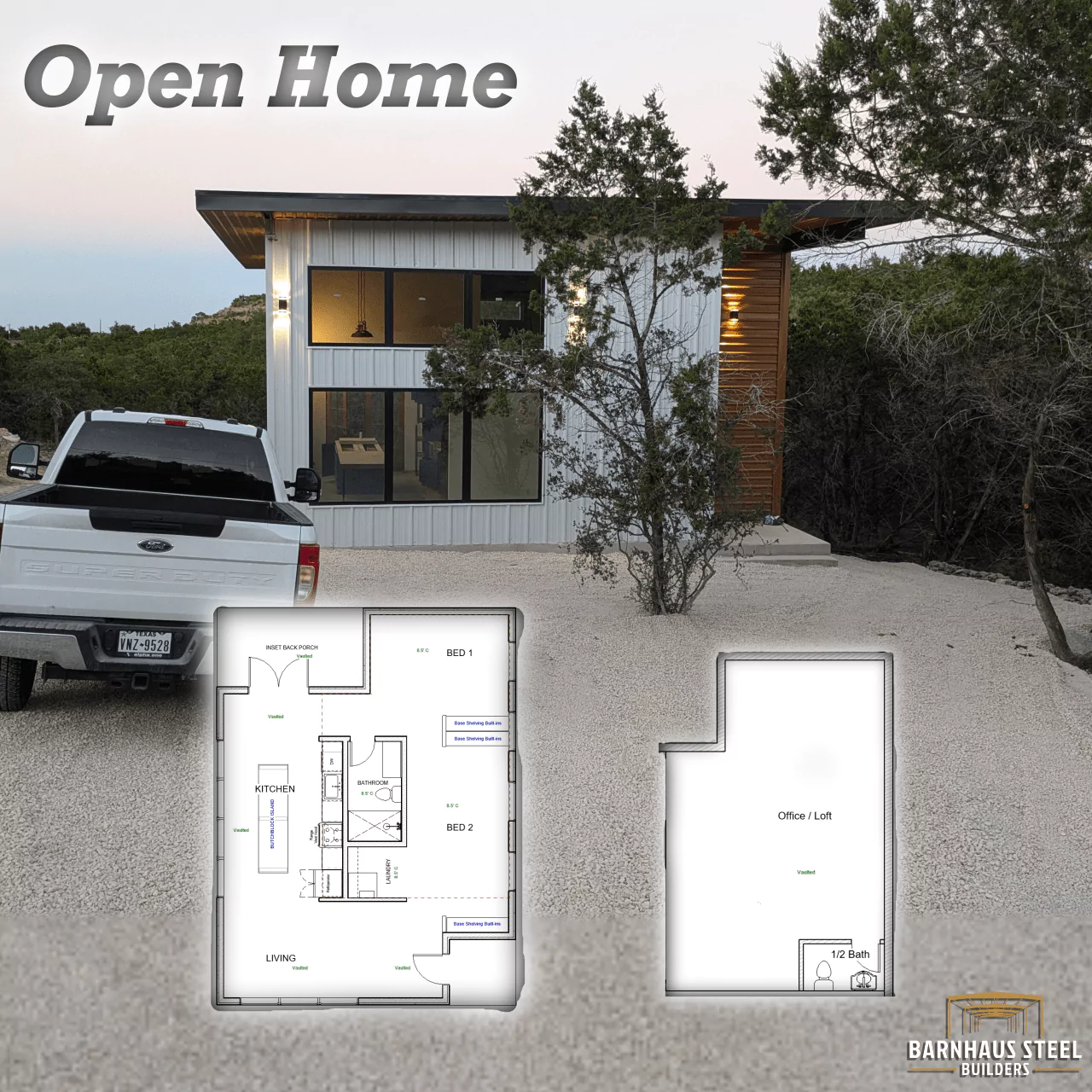 Barnhaus Steel Builders - Premium Steel Frame Home Design